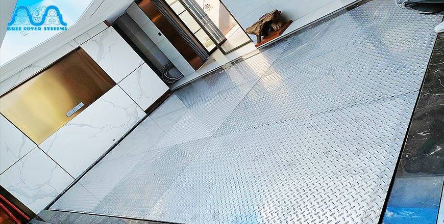 Movable floors pool cover-Product-Boree Cover systems